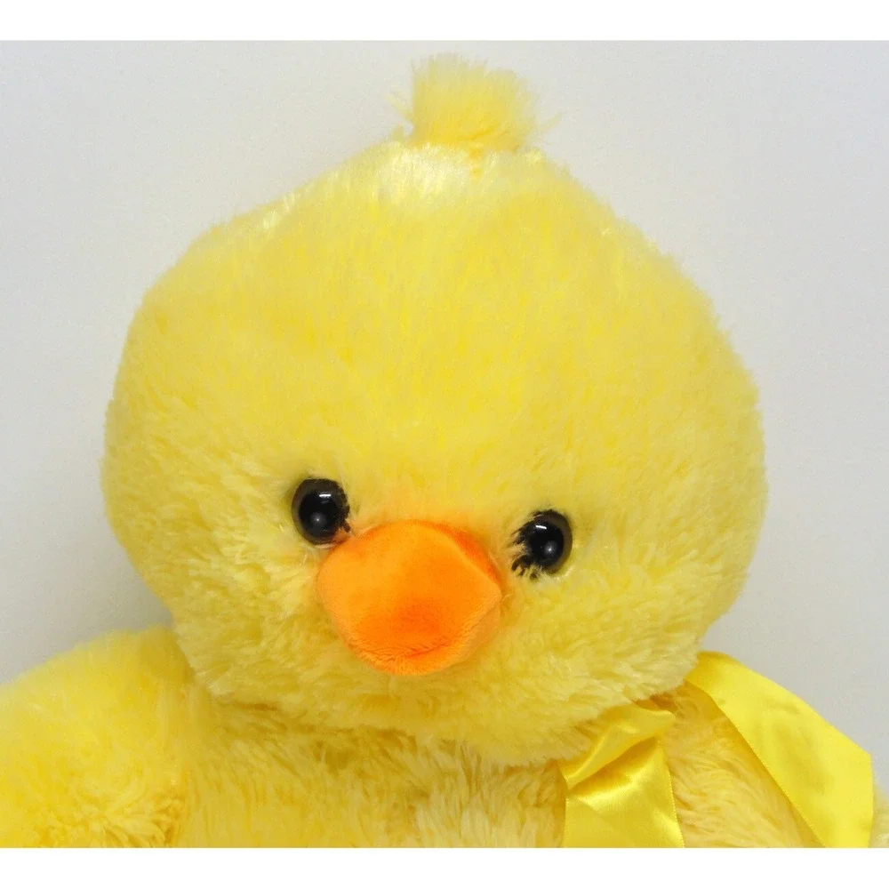 Tom's Toys | Toys | Large Easter Yellow Duck Plush 2 Inch Fluffy Floppy ...